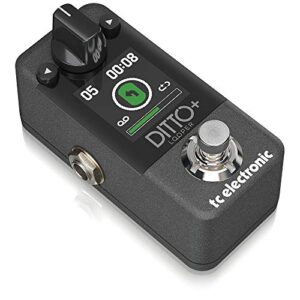 TC Electronic DITTO+ LOOPER Next Generation 60-Minute Multi-session Looper Pedal