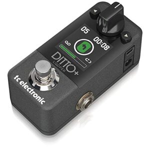 TC Electronic DITTO+ LOOPER Next Generation 60-Minute Multi-session Looper Pedal