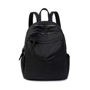 mn&sue fashion backpack purse for women nylon waterproof shoulder bag rucksack outdoor travel daypack (2#black)