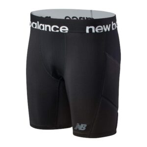 new balance men's slider short, black , x-large