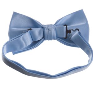 Tuxgear Boys Adjustable Ring Bearer Bow Tie Wedding Prom Colors, Light Blue, Boys (Light Blue, Boys)