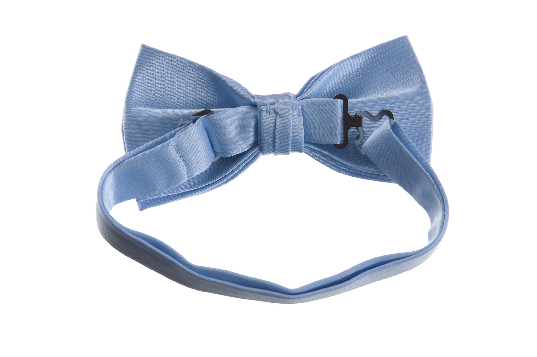 Tuxgear Boys Adjustable Ring Bearer Bow Tie Wedding Prom Colors, Light Blue, Boys (Light Blue, Boys)