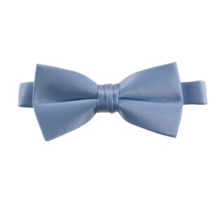 Tuxgear Boys Adjustable Ring Bearer Bow Tie Wedding Prom Colors, Light Blue, Boys (Light Blue, Boys)