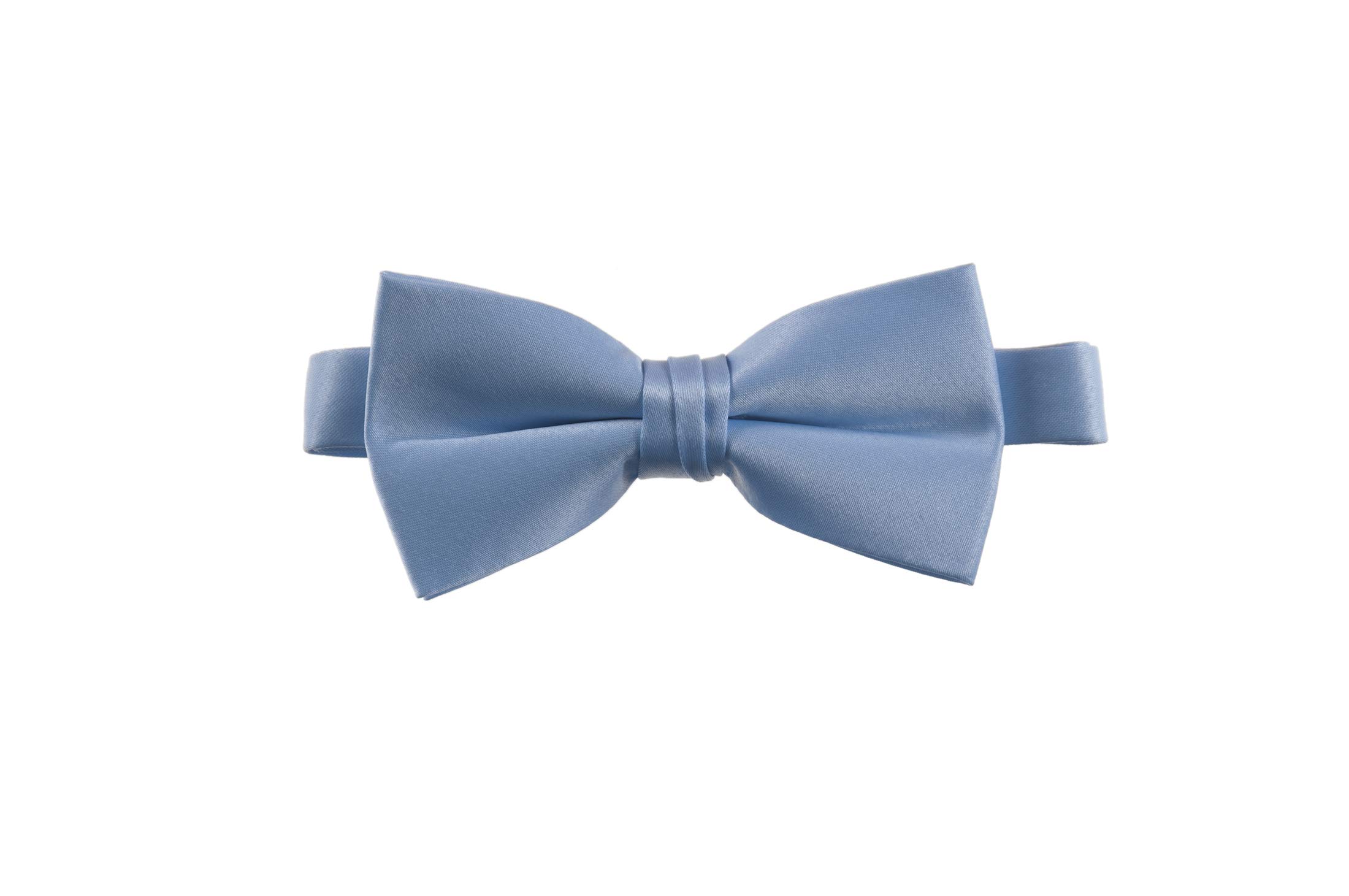 Tuxgear Boys Adjustable Ring Bearer Bow Tie Wedding Prom Colors, Light Blue, Boys (Light Blue, Boys)