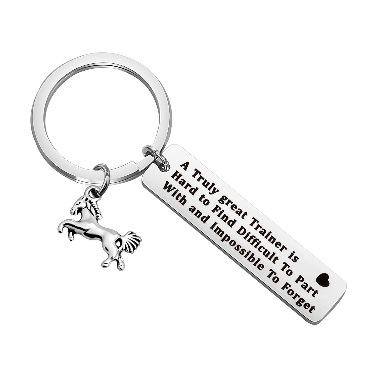 ENSIANTH Horse Trainer Gift Horse Trainer Appreciation Gift Leaving Gift for Horse Trainer Retirement Gift for Horse Trainer (Horse Trainer Keychain)