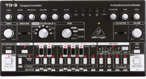 behringer td-3-bk analog bass line synthesizer - black