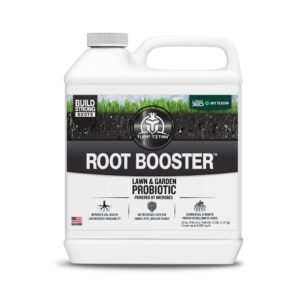 turf titan root booster – lawn probiotic & garden booster – natural liquid probiotic for plants & lawn care – green lawn booster for effortless lawn maintenance - covers up to 8,000 sq ft