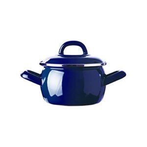 bk carbon steel mini dutch oven, 2-cup, cobalt (cc003131-001)