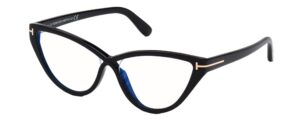 tom ford blue block eyeglasses tf5729b 001 black 56mm ft5729