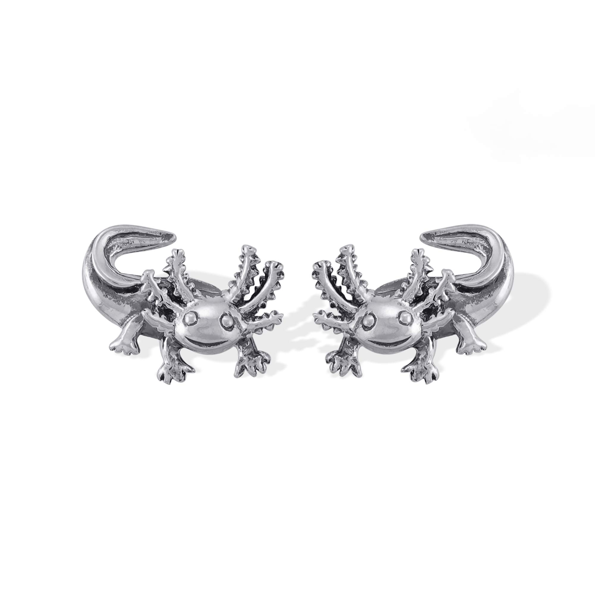 Boma Jewelry Sterling Silver Axolotl Stud Earrings