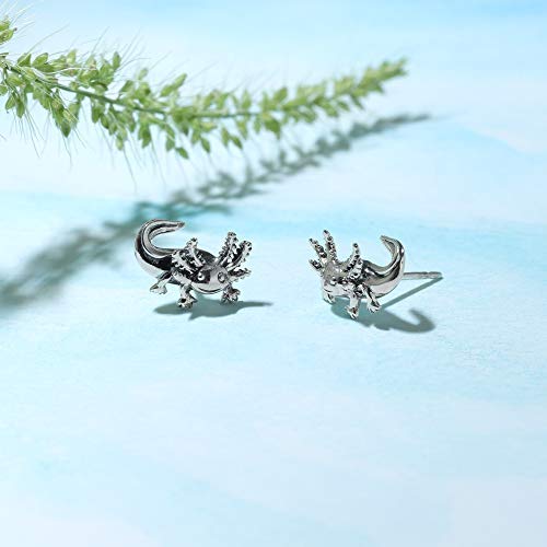 Boma Jewelry Sterling Silver Axolotl Stud Earrings