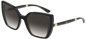 dolce & gabbana modern frame sunglasses, multi-coloured, taglia unica