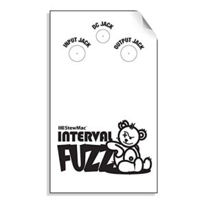 StewMac Interval Fuzz Ringer Pedal Kit, With Bare Enclosure