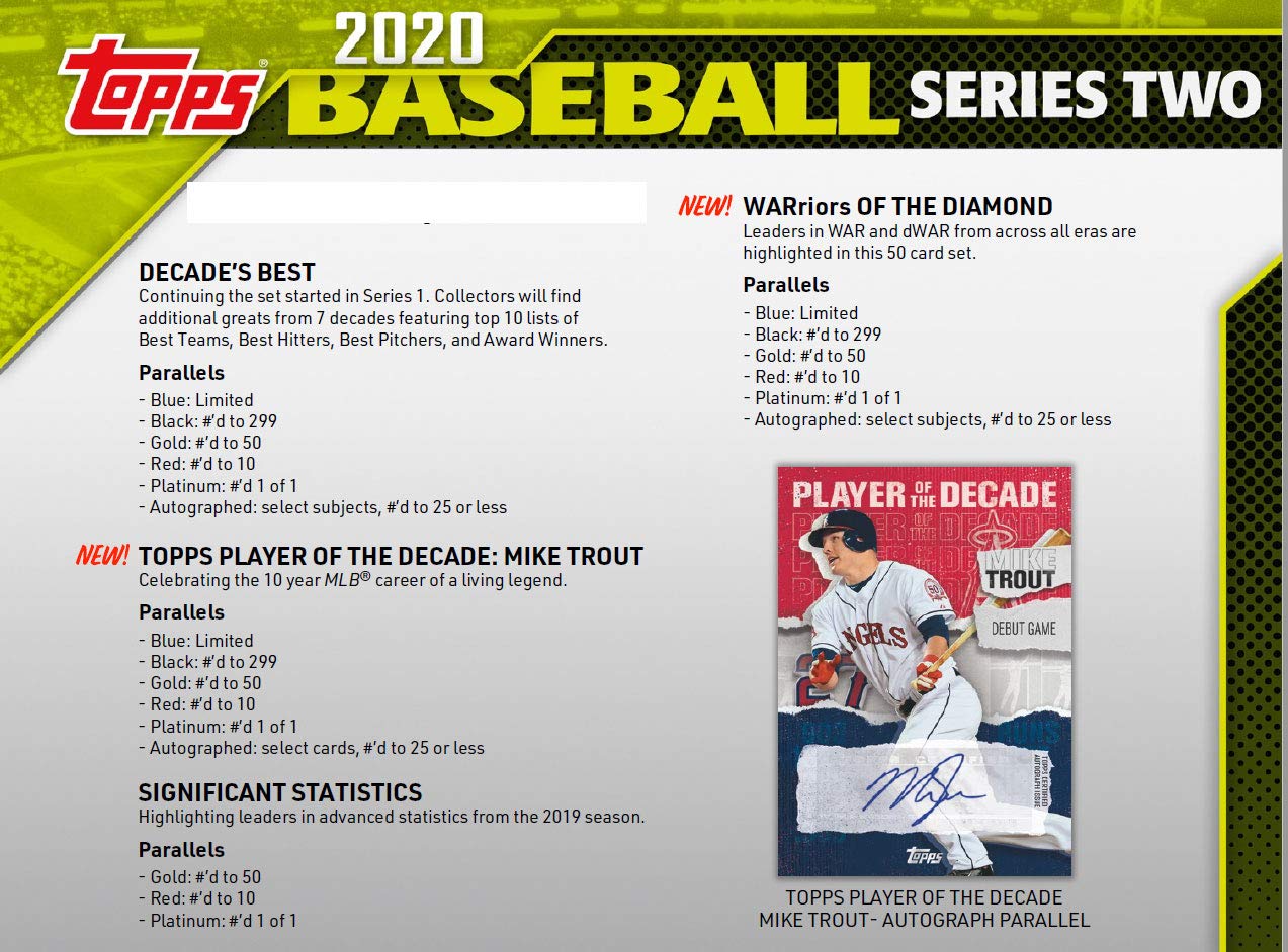 2020 Topps Series 2 Baseball Hanger Pack