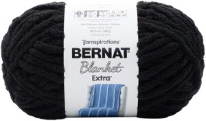 bernat black blanket extra