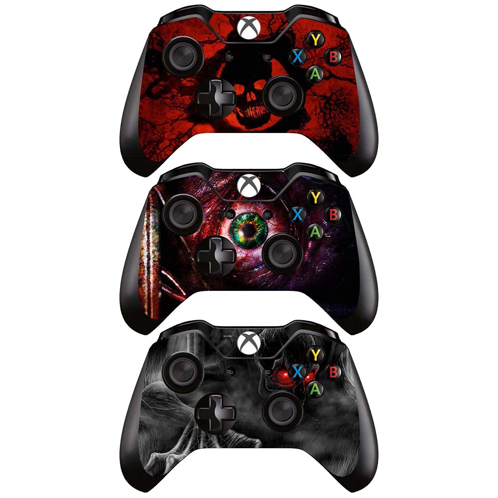 FOTTCZ [3PCS] Whole Body Vinyl Sticker Decal Cover Skin for Xbox One Controller - 3pcs. Combination