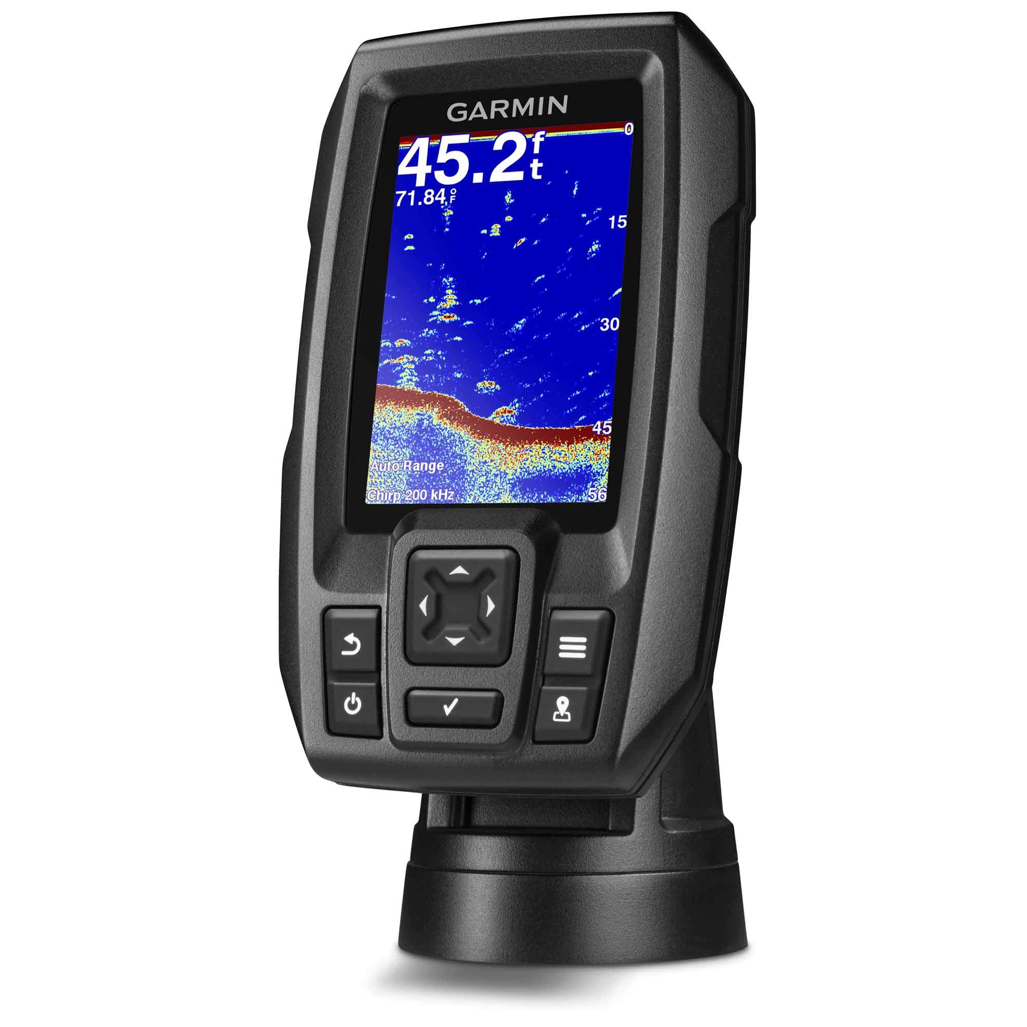 Garmin Striker 4 CHIRP Fishfinder/GPS Bundle GPS Accessory Bundle and Protective Cover (010-01550-10)