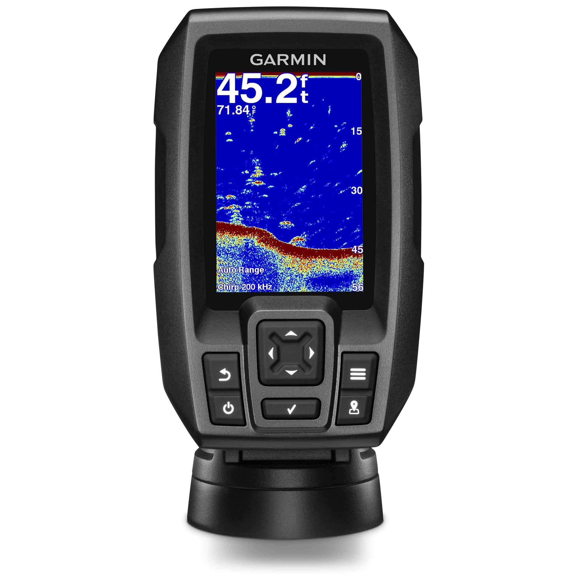 Garmin Striker 4 CHIRP Fishfinder/GPS Bundle GPS Accessory Bundle and Protective Cover (010-01550-10)