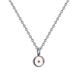 dainty mustard seed pendant necklace for women girls (necklace)