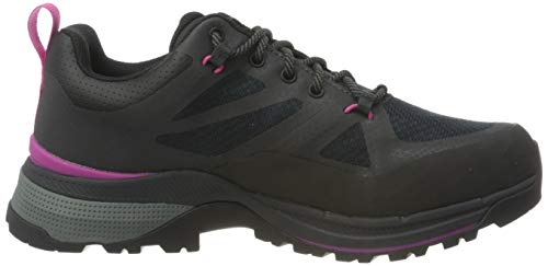 Jack Wolfskin Women's Force Striker Texapore Low Hiking Shoe Boot, Phantom/Pink, 10.5