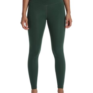 Colorfulkoala Women's High Waisted Tummy Control Workout Leggings Full Length Ultra Soft Yoga Pants 28" (M, Forest Green)