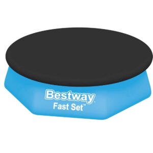 bestway 58032 bw58032-21 flowclear cover for fast set pools, black