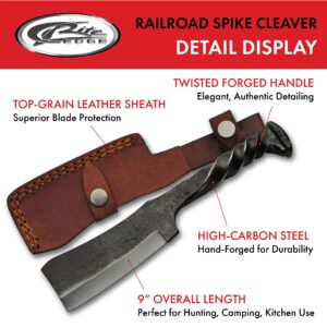 Rite Edge Szco Railroad Spike Cleaver: HS-4436, Grey, 9 inches