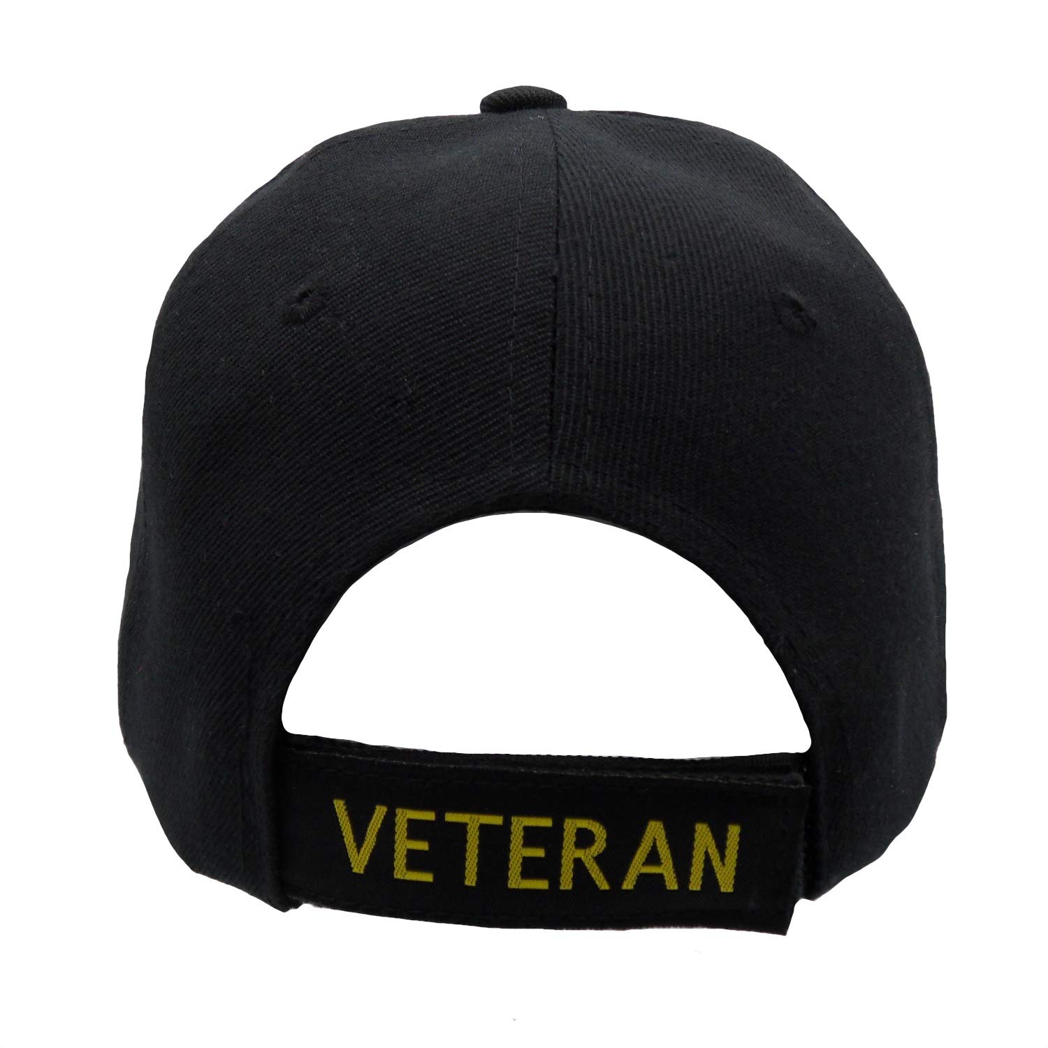 Windcatcher Marine Vietnam Veteran with Emblem Baseball Cap - Black