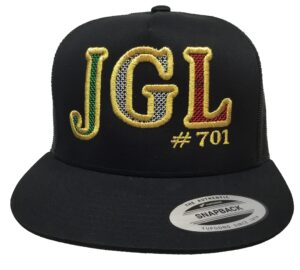 mexico jgl gold el chapo guzman hat black mesh snapback