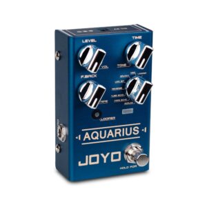 joyo r-07 aquarius multi mode delay looper guitar effect pedal