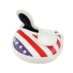 loxasum golf putter headcover mallet leather usa flag replacement covers