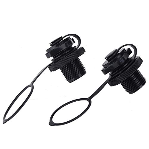 Health Gear Inflatable Boat Valve Replacement, 2pcs Air Mattress Plug Replacement Air Valve Replacement Screw Air Valve Valve for Inflatable Rubber Dinghy Raft Pool Boat