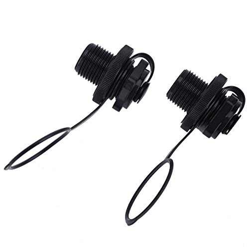 Health Gear Inflatable Boat Valve Replacement, 2pcs Air Mattress Plug Replacement Air Valve Replacement Screw Air Valve Valve for Inflatable Rubber Dinghy Raft Pool Boat