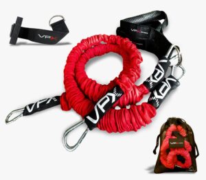 vpx pro bands improves strength, velocity, power, throwing, hitting, & more | specialized resistance set for baseball, softball, volleyball, rotator cuff exercises, workout, physical therapy, sports