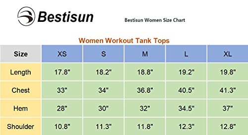 Bestisun Womens Crop Workout Tops Cropped Workout Tank Yoga Tops Pilates Athletic Shirts Crop Tank Top Gym Exercise Clothes Gray Blue S