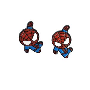 tv movies metal superhero stud earrings gifts for woman