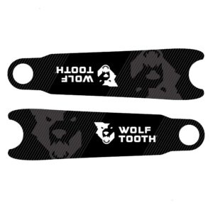 wolf tooth crankskins crankarm protectors black v2