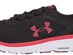 Under Armour Mens Charged Assert 9 Marble Running Shoe, Black(001 Red, 10 US