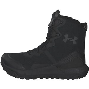 Under Armour mens Micro G Valsetz Zip Military and Tactical Boot, Black (001 Black, 12.5 US