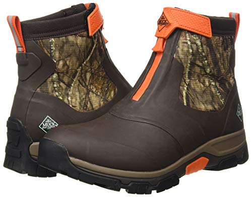 Muck AXMZMOCM10 Men's Apex Mid Zip Brown/Mossy Oak Break up Country 10 Mens