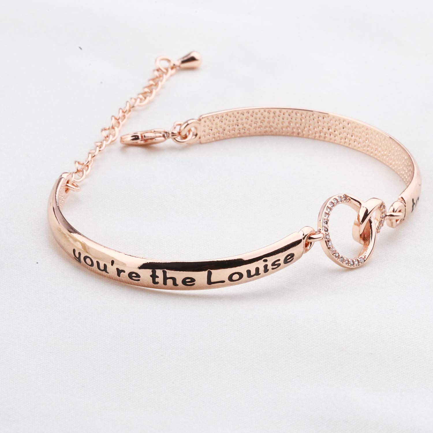 bobauna Thelma and Louise Bracelet You're The Louise/Thelma to My Thelma/Louise Friendship Jewelry Moving Away Gift For BFF Sister (louise thelma bracelet RG)