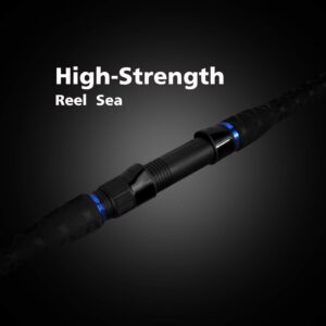 Fiblink Surf Casting Fishing Rod Carbon Fiber Travel Fishing Rod(Cast - 11' - 3 Piece)