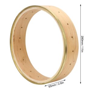 Banjo Rim Ring,11 Inch Maple Wood Banjo Rim for Banjo Parts