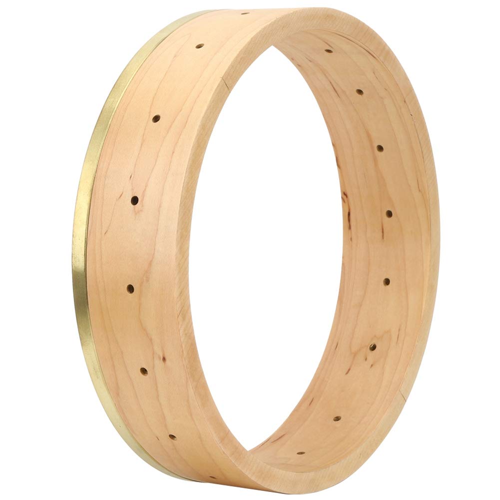 Banjo Rim Ring,11 Inch Maple Wood Banjo Rim for Banjo Parts