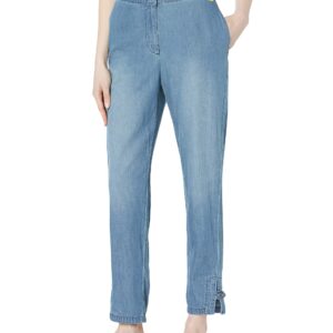 A | X ARMANI EXCHANGE Women's High-Waisted Straight Fit Vintage, Indigo Denim, 10