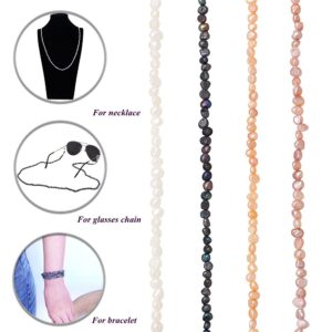 KAI Top Mask Lanyard Chain Face Mask Holder Chain Freshwater Pearl Eyeglasses Chain Sunglasses Chain for Women Girls Men