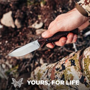 Benchmade - Saddle Mountain 15002 Hunting Knife with Wood Handle (15002)