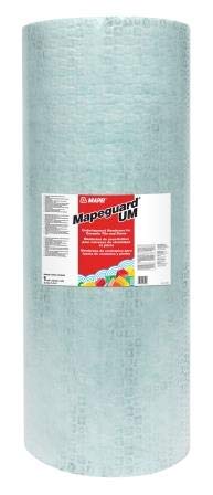 Mapei 2850930 Mapeguard UM 1/8 Inch Thick Uncoupling Crack Isolation and Waterproofing Membrane Underlayment 323 Square Feet Roll