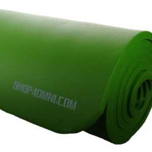 Shop4Omni Yoga mat 72" X 24" - Extra Thick Exercise Mat - with Carrying Strap for Travel (Lime Green)