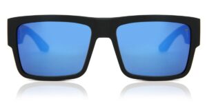 spy cyrus matte blk happy drk gry grn polar w/drk blue mirror